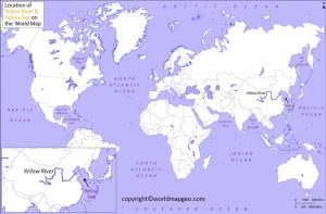 World River Map PDF in Blank, Outline, Printable and Labeled
