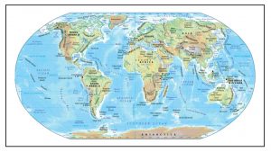 World Map Physical in Blank, Printable, and Labeled PDF