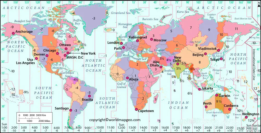 World Time Zone Map Printable In High Resolution With Names World Time Zone Map Printable In High Resolution With Names