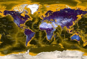 high resolution world topographic map - World Map Geo