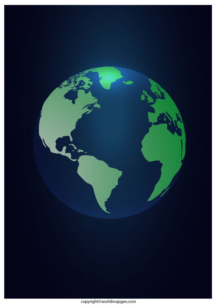 3D World Map Printable Globe in PDF [3d World Map Vector]