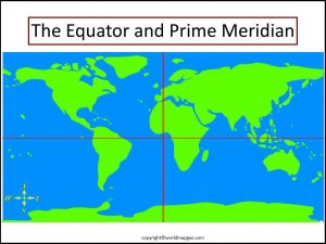 Prime Meridian Map - World Map with Prime Meridian