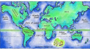 Tropic of Cancer Map with Earth Map in PDF