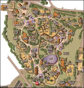 Cincinnati Zoo Map | Cincinnati Zoo Parking Map Pdf