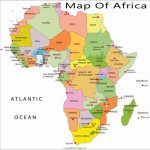 Africa Political Map with Countries and Capitals