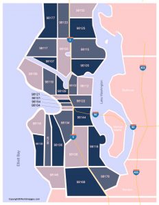 Seattle Zip Code Map - Seattle Map By Zip Code