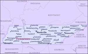 Tennessee Political Map By County - Tennessee Politics Map