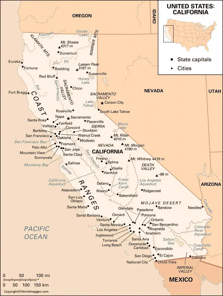 California Zip Code Map [Northern & Southern Zip Code Map]