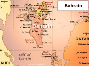 Labeled Bahrain Map with States Capital and Cities