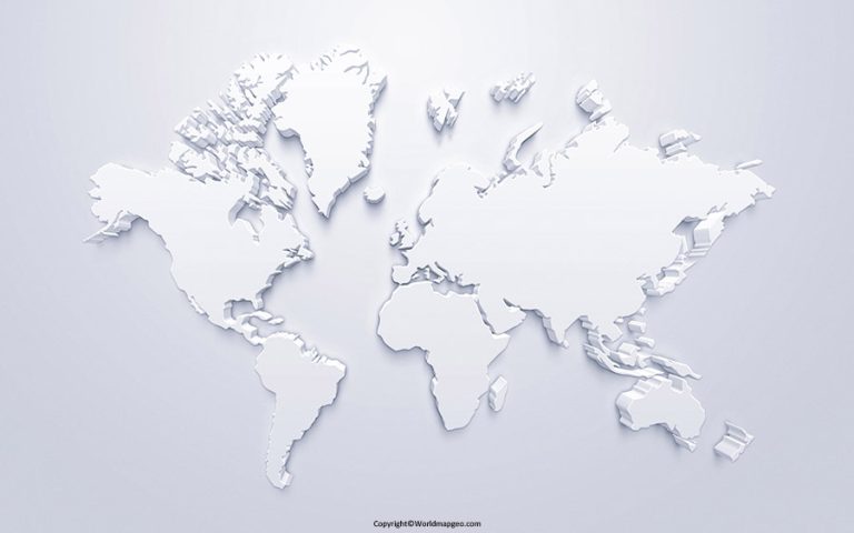 3D World Map Printable Globe in PDF [3d World Map Vector]