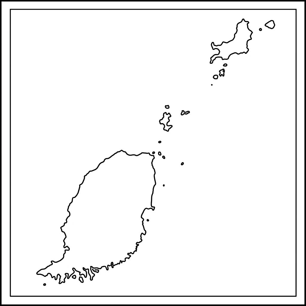 Blank Map of Grenada - Grenada Map Outline