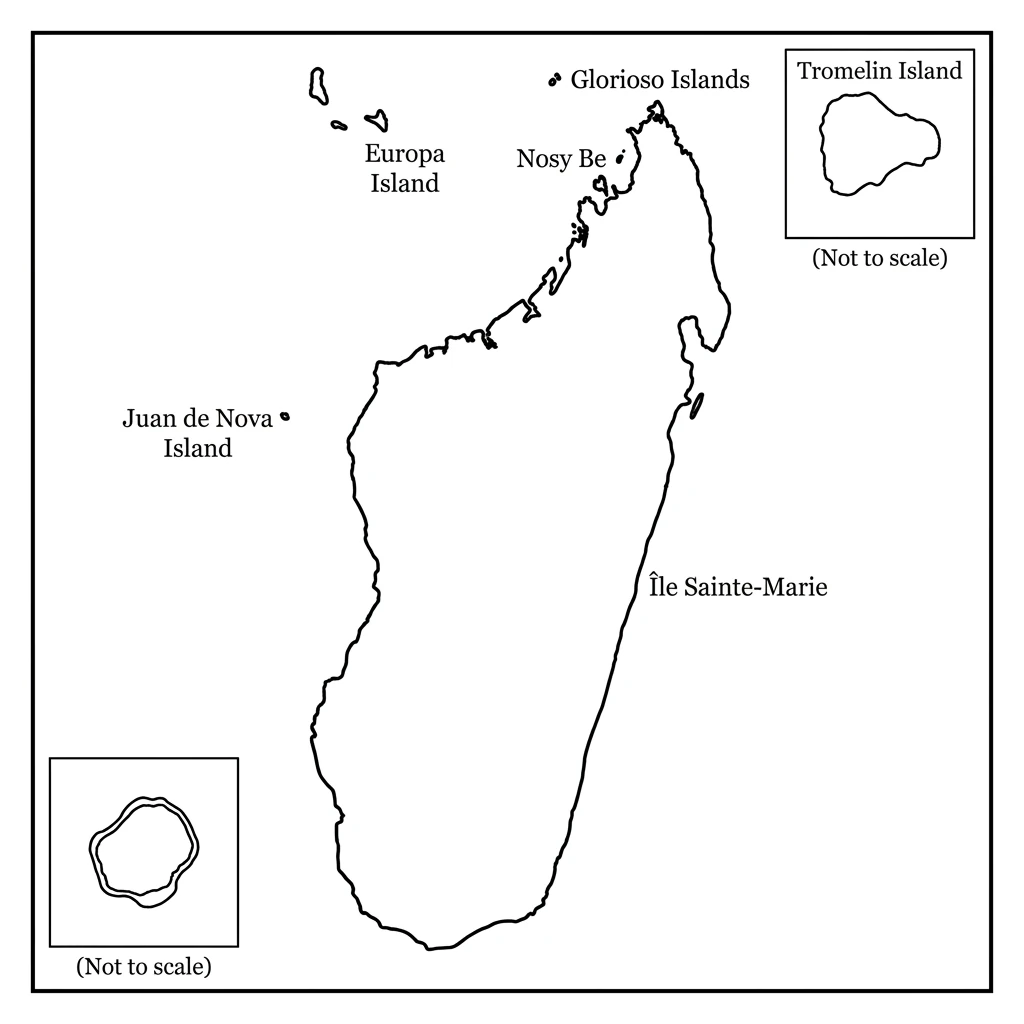 Blank Map of Madagascar - Madagascar Map Outline