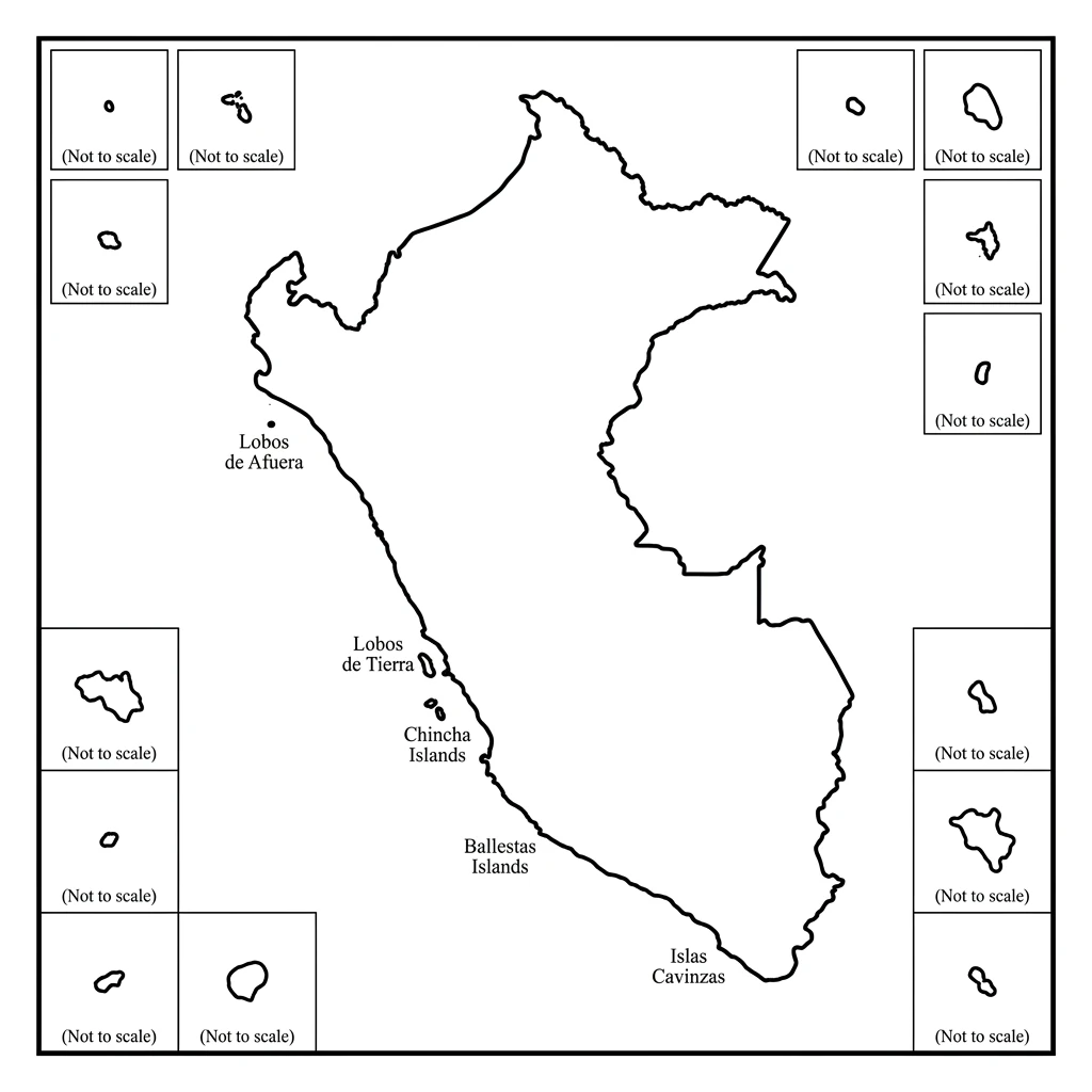 Blank Map of Peru - Peru Map Outline
